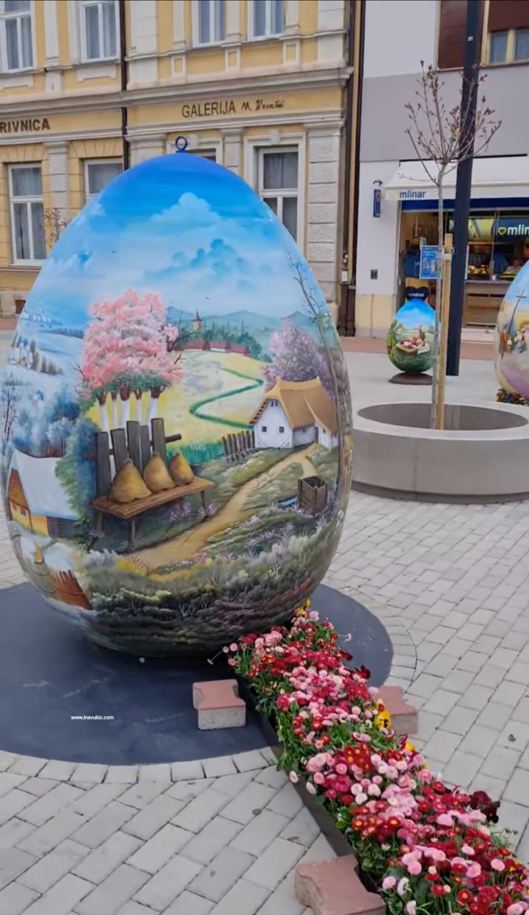 Croatia’s Splendid Giant Easter Egg Art Tradition – The Connection of ...