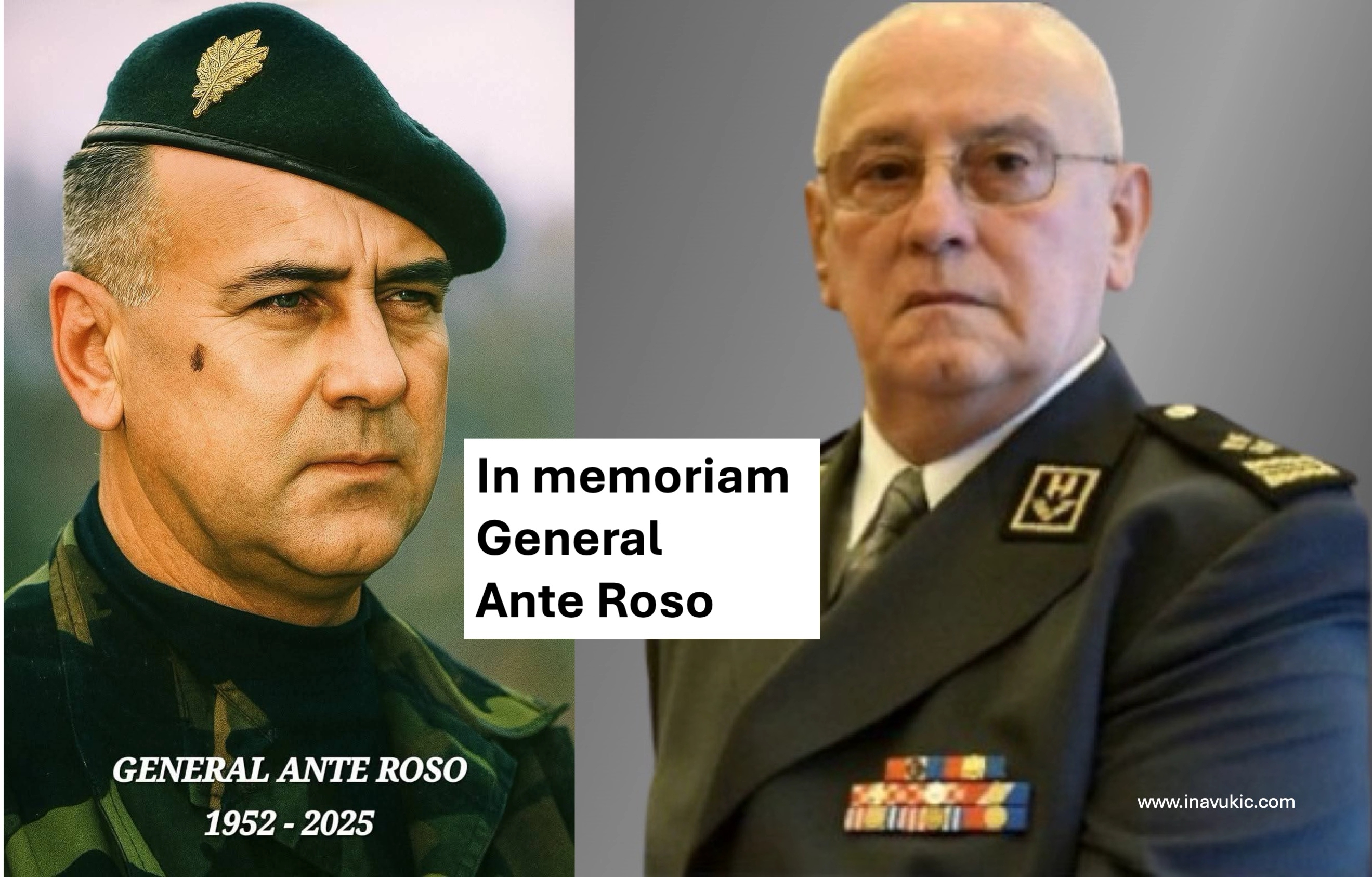 In memoriam General Ante Roso (25/4/1952– 16/9/2025) – Croatia, the War ...